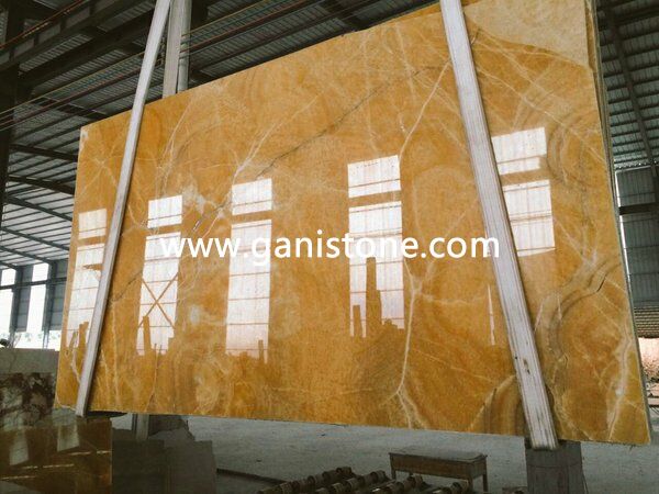 Honey Onyx Reception Desk